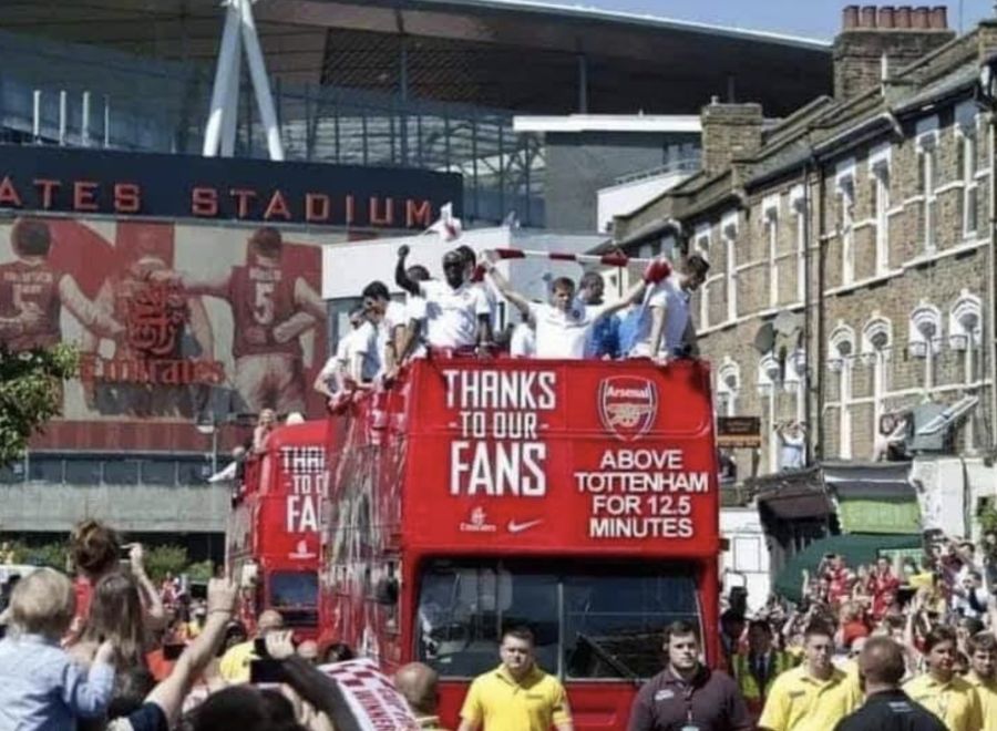 EXCLUSIVE: ARSENAL END THE SEASON ON A RESPLENDENT OPEN TOP BUS RIDE ...